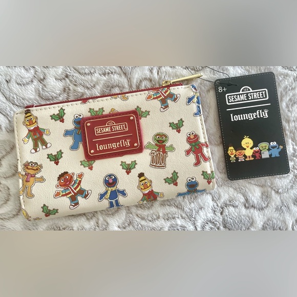 Sesame Street | Bags | Loungefly Sesame Street Christmas Wallet ...